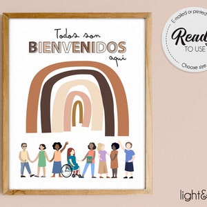 Todos Son Bienvenidos Aqui, Igualdad, BLM, Children Hands, All Are ...