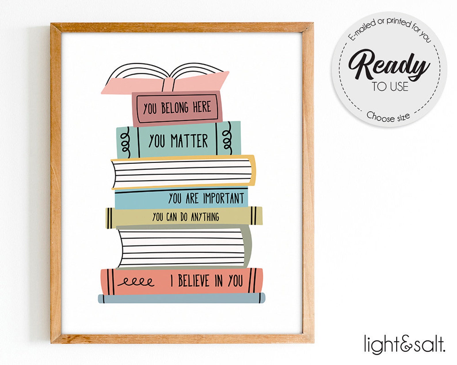 You Matter Poster You Belong Here This is a Safe Space Sign - Etsy