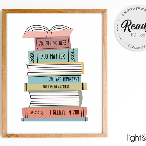 Welcome Sign Print in This Space You Are This is a Safe - Etsy