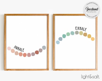 Inhale Exhale Print - Etsy