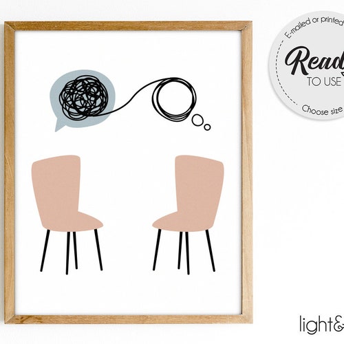 Talking Helps Talk Therapy Posters Therapy Office Decor - Etsy