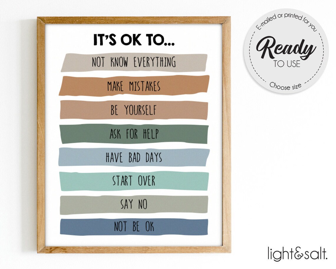 It's Okay to Make Mistakes, How Are You Feeling, Feelings Chart ...