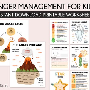 Coping Skills Bundle for Kids and Teens, Kids Anxiety Toolbox Bundle ...