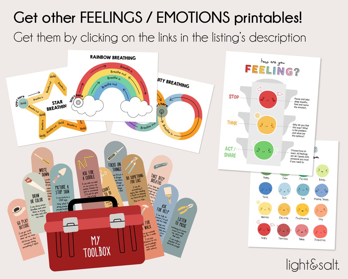 Anger Management Book Coping Skills Anger Thermometer DBT - Etsy