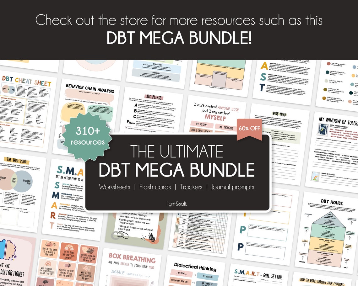 GIVE DBT Poster Mental Health Poster Therapy Poster - Etsy