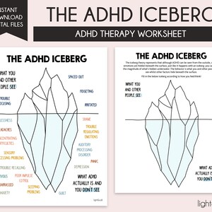 ADHD, Executive Functioning Worksheet Bundle for Kids, Self Regulation ...