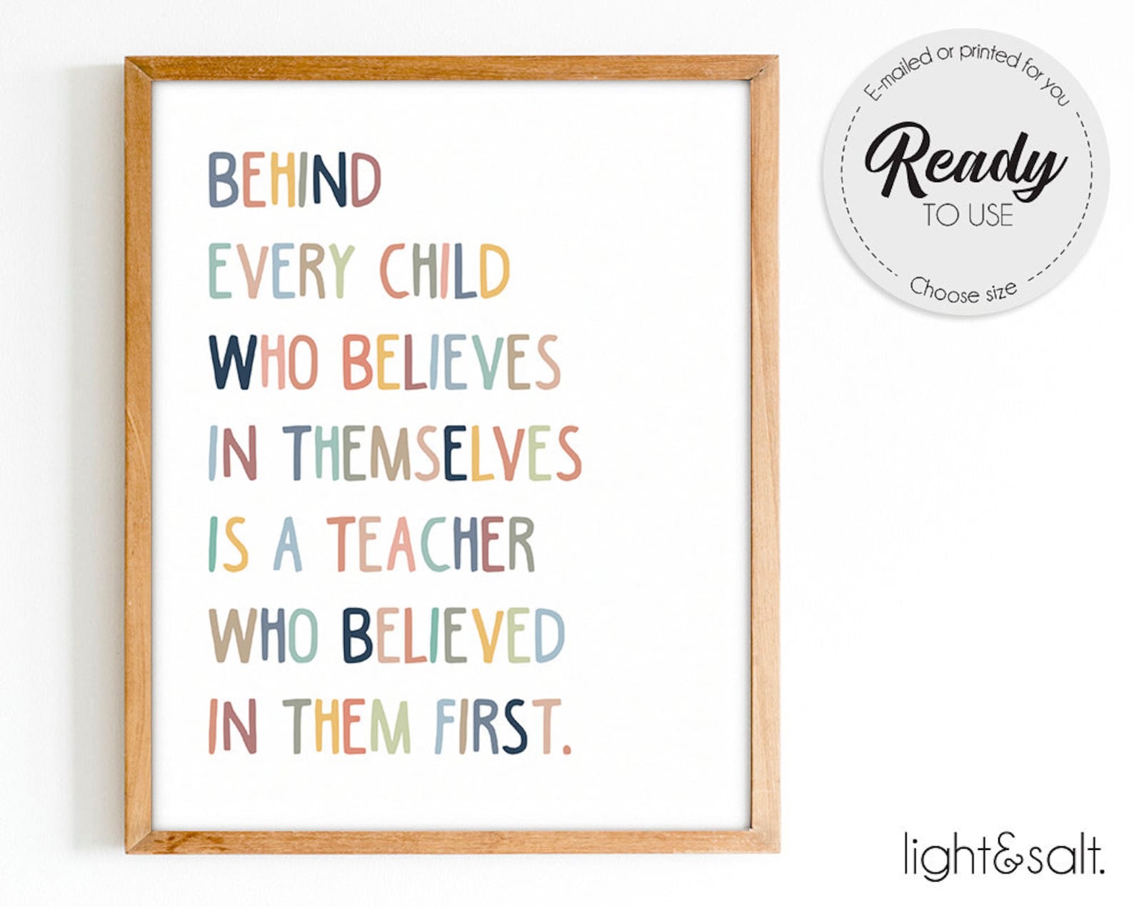 Behind Every Child Who Believes in Themselves is a Teacher Who Believed ...