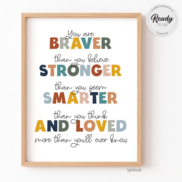 You Are Braver - Etsy