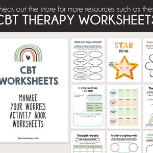The 3 Cs of CBT Poster, Mental Health Poster, Coping Skills Poster ...