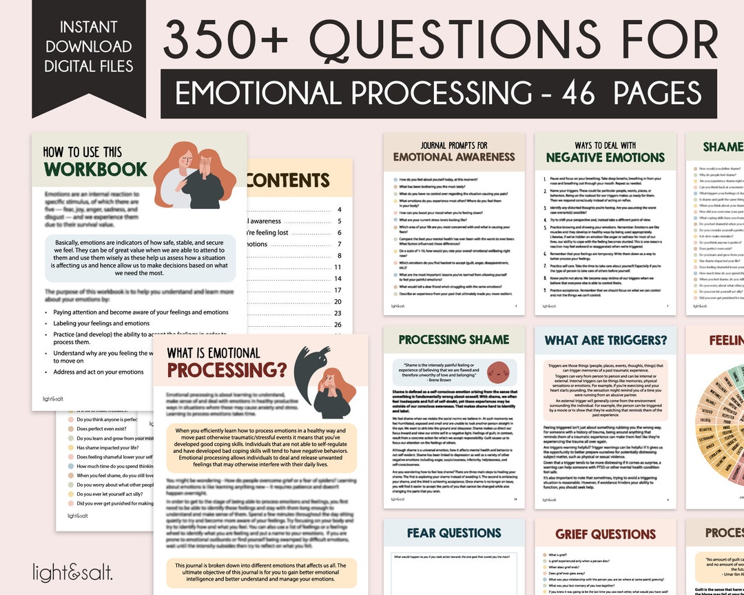 350+ Thought Provoking Questions to Help Process Your Emotions ...