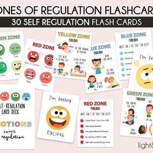 Art & Collectibles feelings poster Zones of regulation self regulation ...