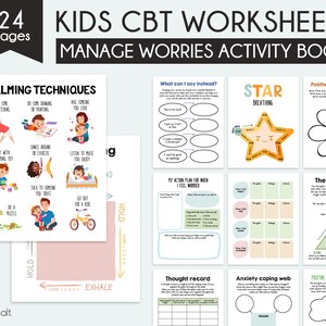 Ultimate CBT Bundle, CBT Therapy Worksheets, Coping Skills, Cognitive ...