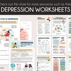 Things That Help Depression, Mental Health Wall Art, Therapist School ...