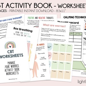 Counseling Worksheets Bundle, School Counselor, Therapy Worksheets ...