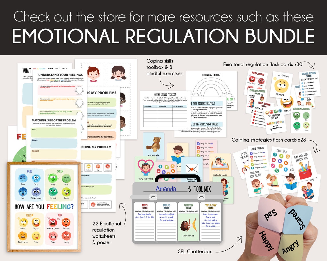 Social Emotional Learning Fortune Teller, Kids Feelings Chatterbox ...