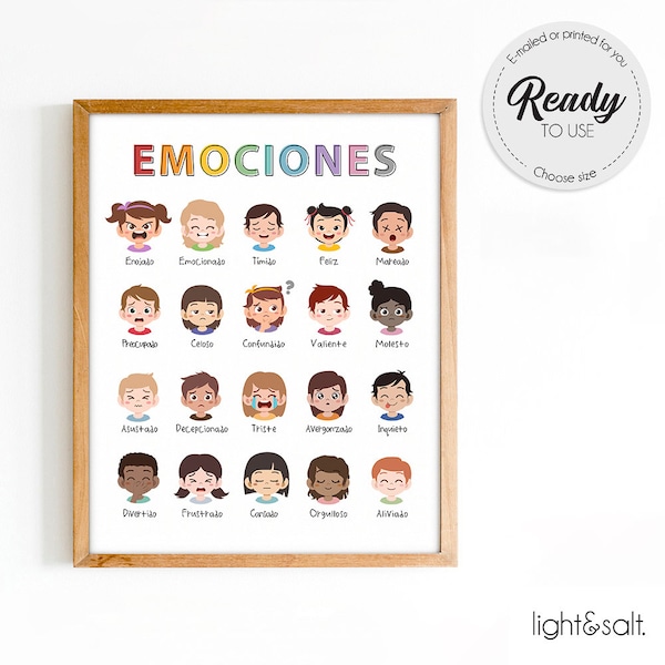 Emotions Chart - Etsy