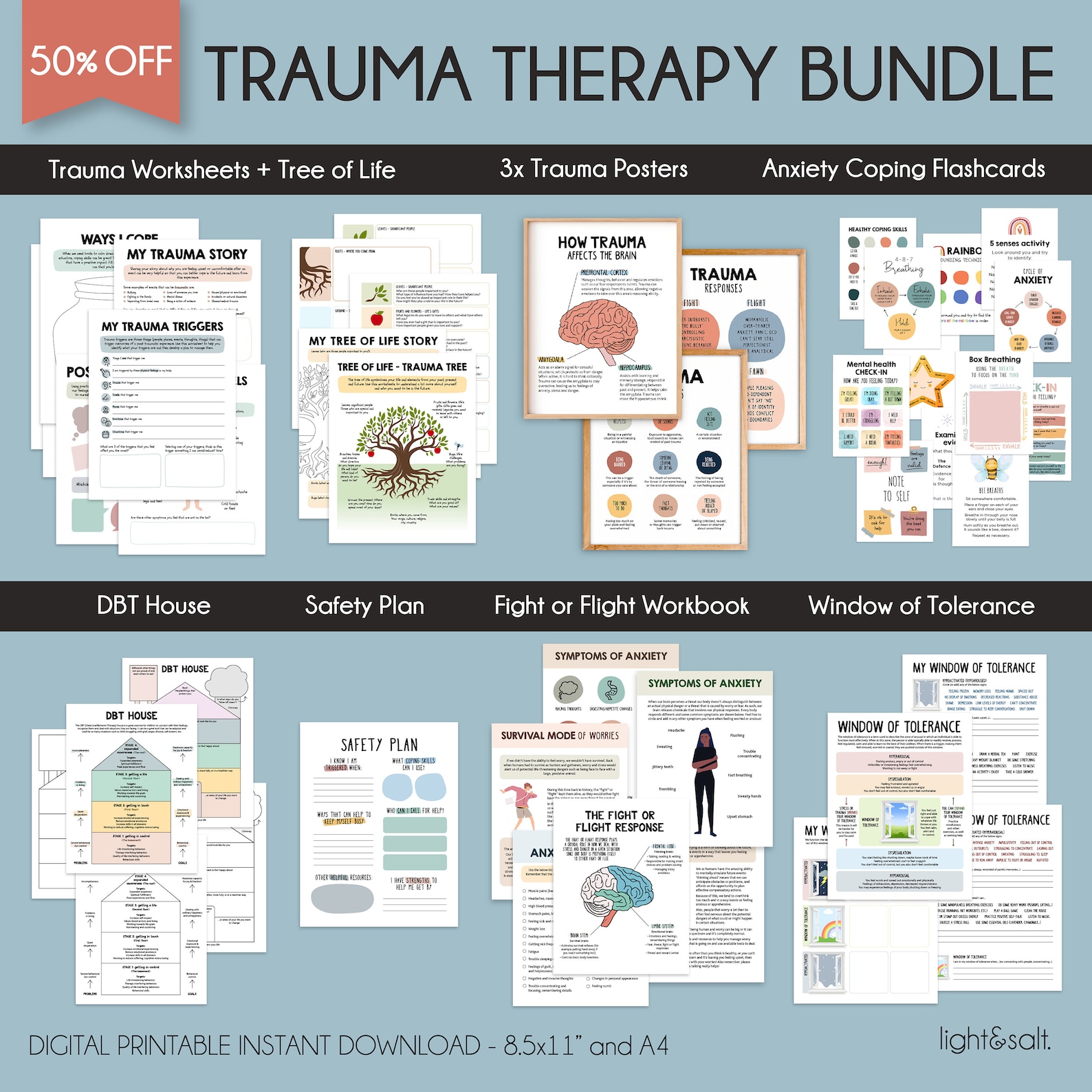 Trauma Therapy Mega Bundle, IFS Processing Narrative Therapy, PTSD ...