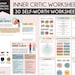 Therapy Worksheets Bundle, Anxiety Worksheets, Inner Critic, Boundaries ...