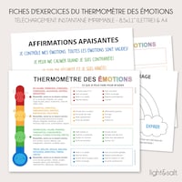 Tableau des émotions imprimable Suivi de l'humeur hebdomadaire Tableau ...