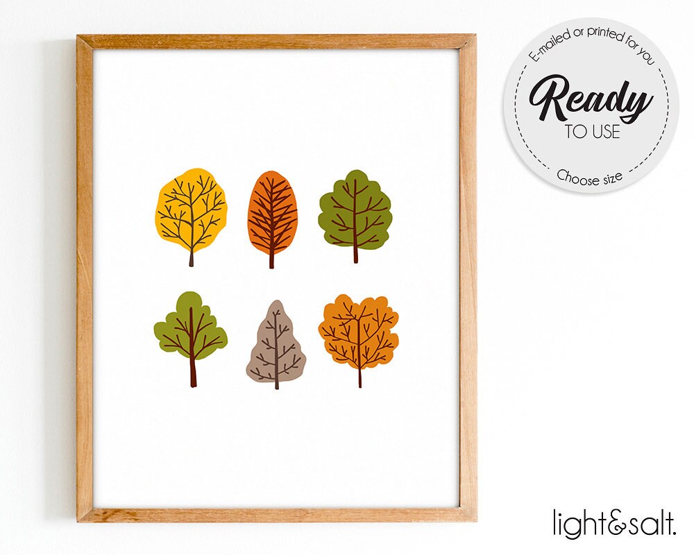 Thanksgiving Decor Gallery Wall Set of 8 Prints Mental - Etsy