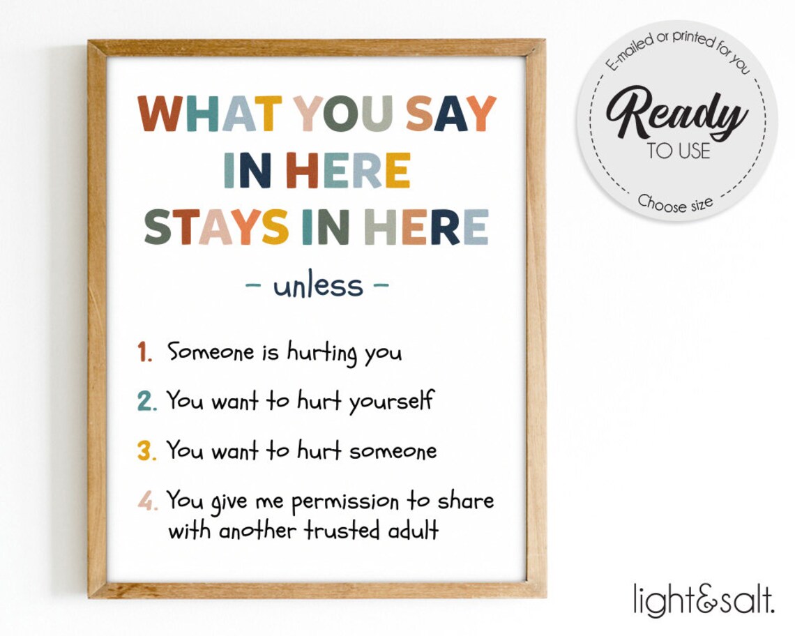 School Counselor Office Decor Set of 12, Mental Health Poster, Therapy ...