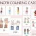 Printable Finger Counting Flash Cards, 1 to 10, Counting Cards, Count ...