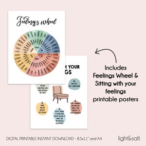 Sitting With Your Feelings Therapy Worksheets, Sitting With Your ...