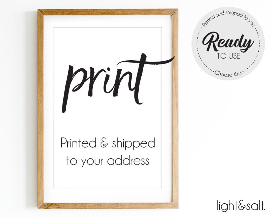Custom Print, Custom Sign, Wall Art, Personalized, Personalized Print ...