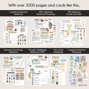 Whole Shop Therapy Worksheets Bundle, 70% Off, Anxiety, Depression ...