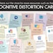 Cognitive Distortions Poster, Mental Health Poster, Therapy Office ...