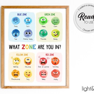 Zones of Regulation Bundle 40% OFF Coping Skills Cards - Etsy