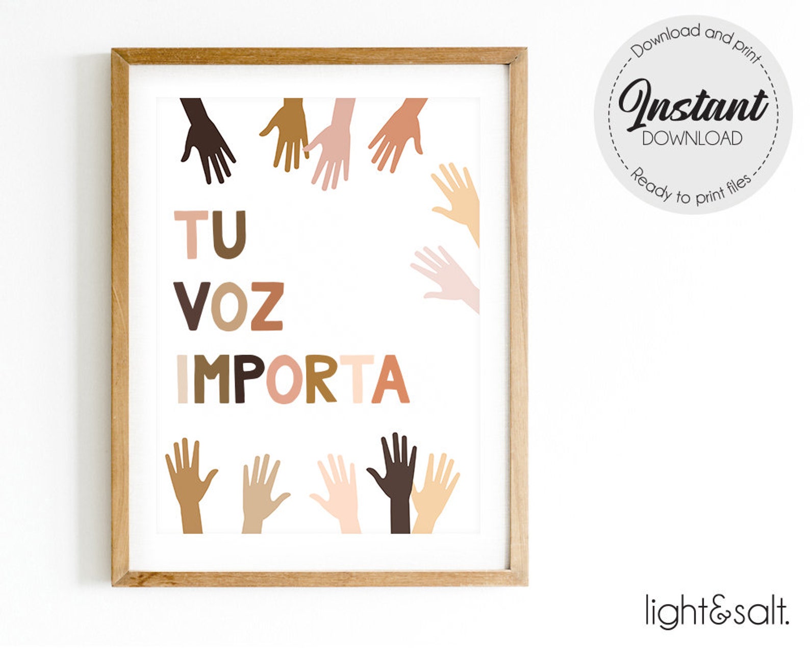 Tu Voz Importa, Igualdad, Your Voice Matters, Equality Poster, Kindness ...