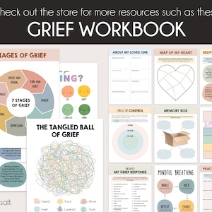 The Tasks of Grief, Tear Model Poster, Grief Poster, Stages of Grief ...