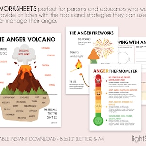Anger Management Book, Kids Feelings, Self Regulation, Grounding Kit ...