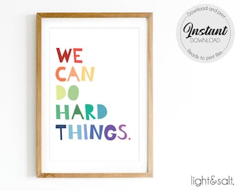 Work Hard Print - Etsy