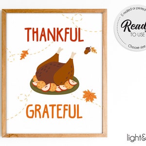 Thanksgiving Decor, Gallery Wall Set of 8 Prints, Mental Health Fall ...