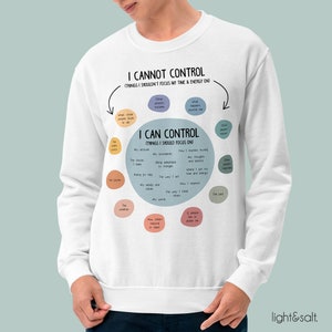 Circle of Control Sweatshirt, Things I Can Control, Mental Health ...