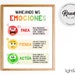 Spanish Feelings Chart, Feelings Thermometer, Zones of Regulation ...