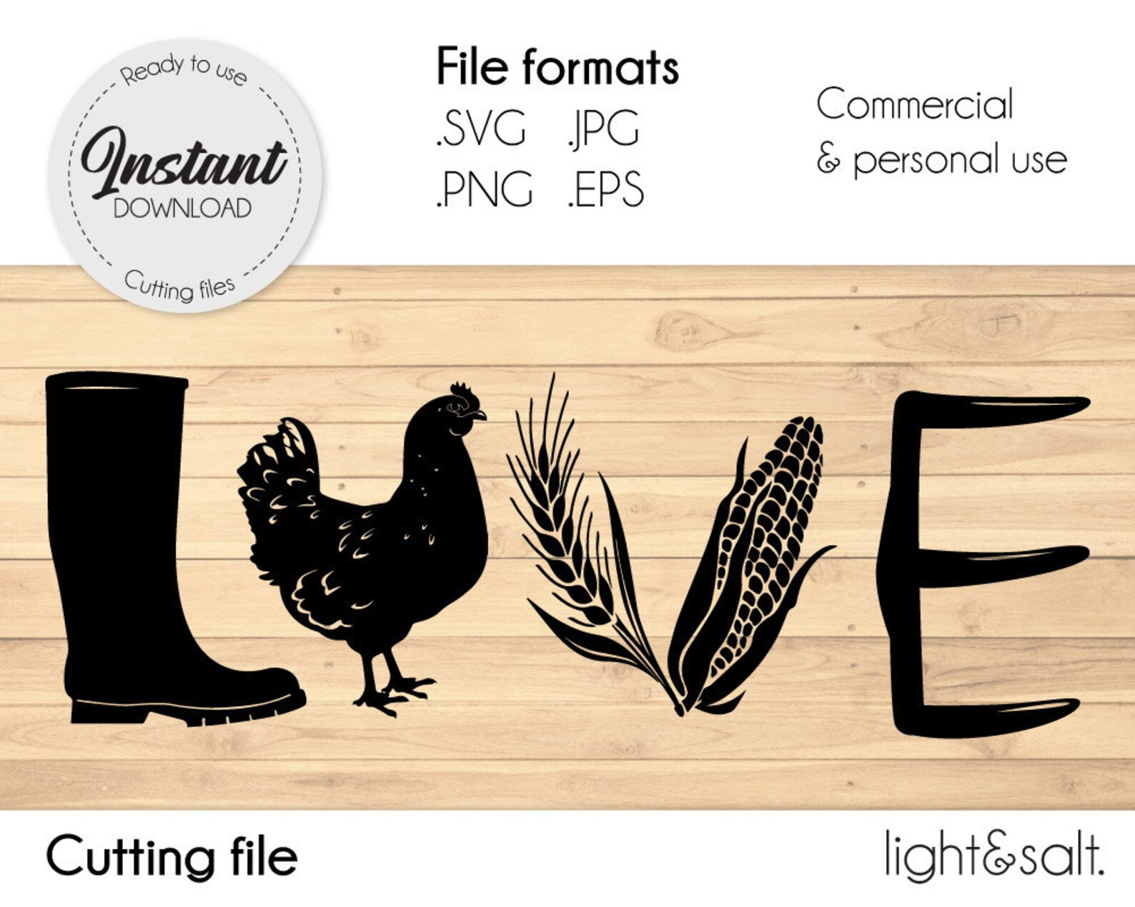 Farming Love SVG Barn SVG Farm Love Farmer SVG Cutting - Etsy