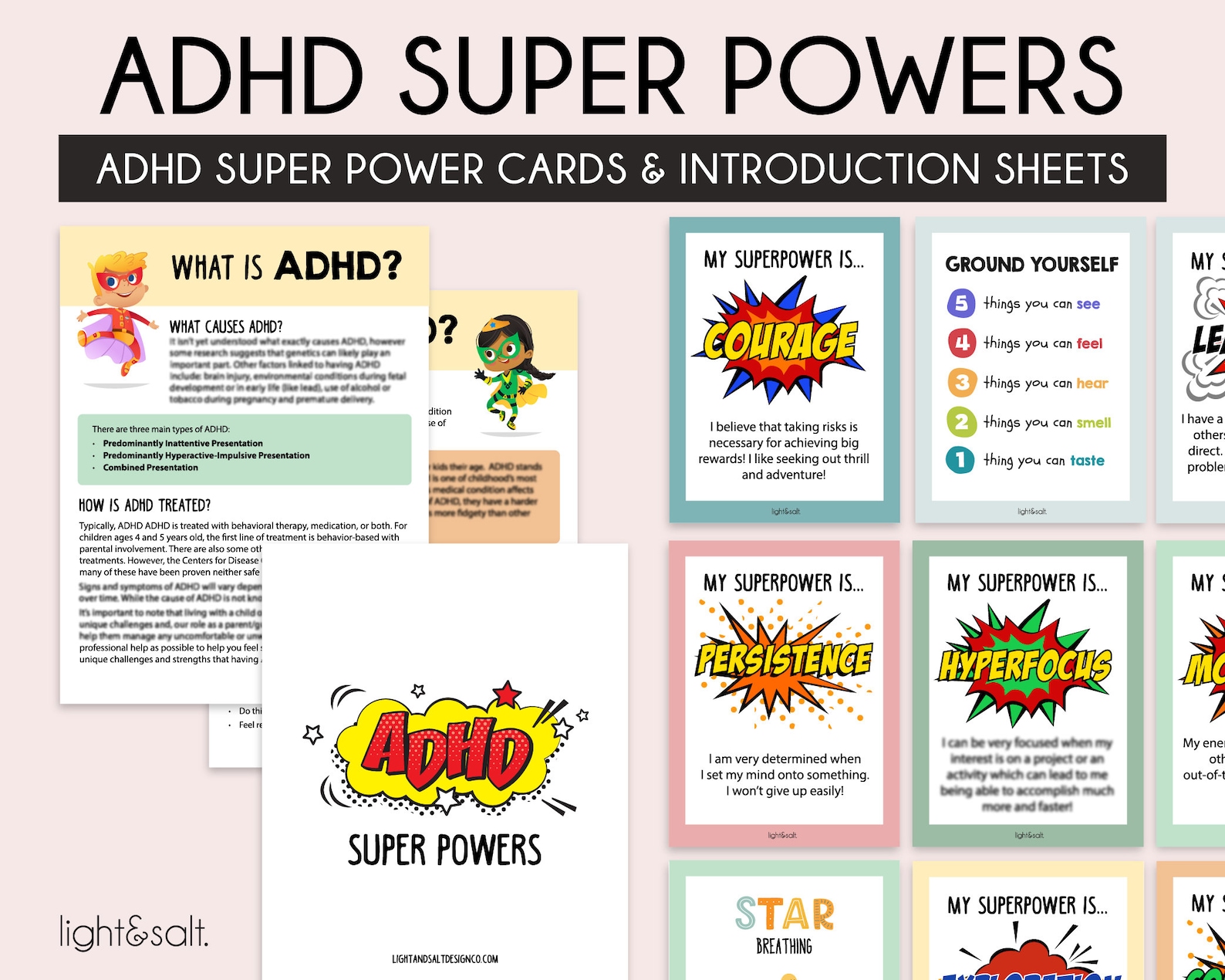 ADHD, Executive Functioning Worksheet Bundle for Kids, Self Regulation ...