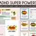 ADHD, Executive Functioning Worksheet Bundle for Kids, Self Regulation ...