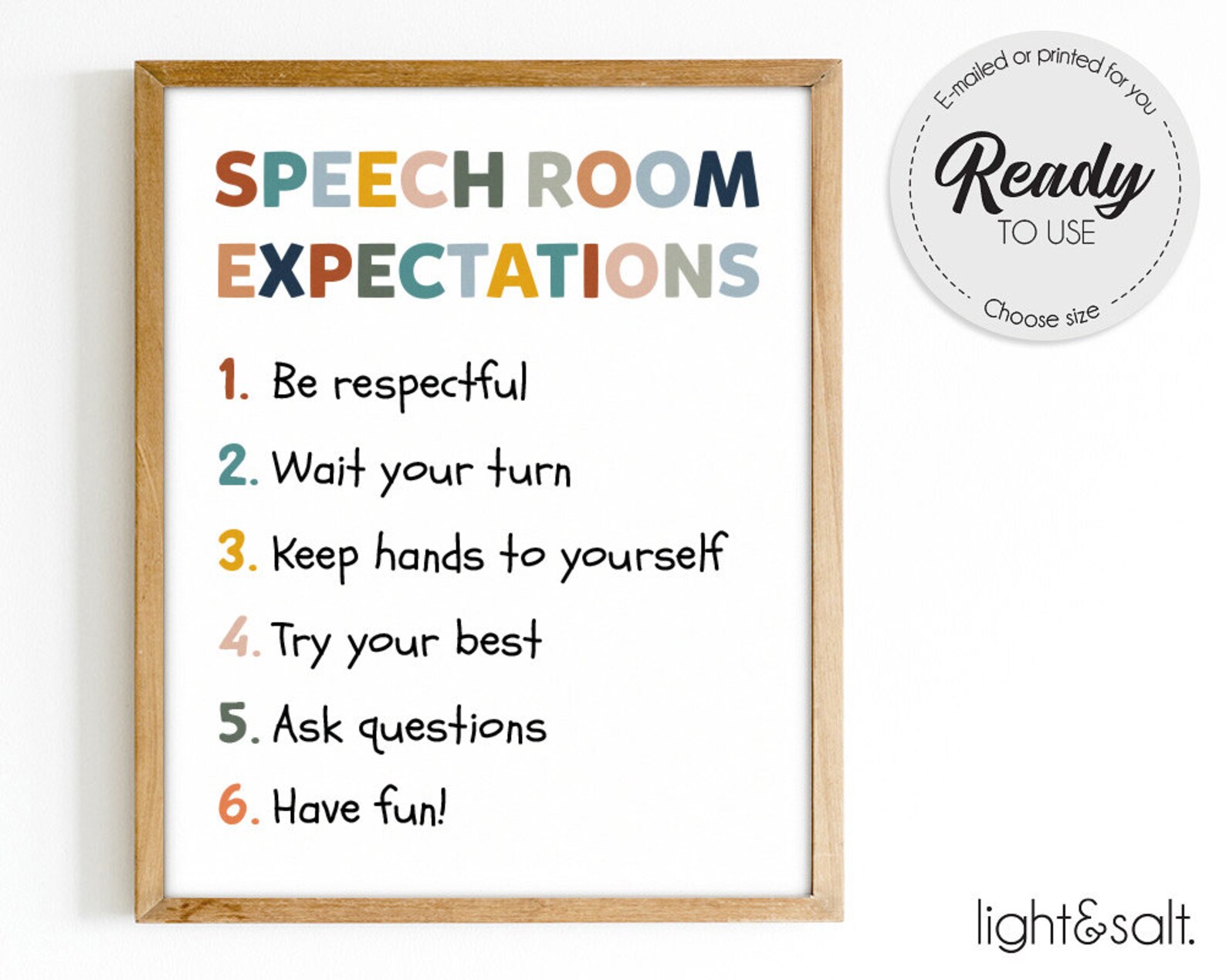 Speech Therapy Wall Decor Bundle Set of 4 Speech Room Decor - Etsy