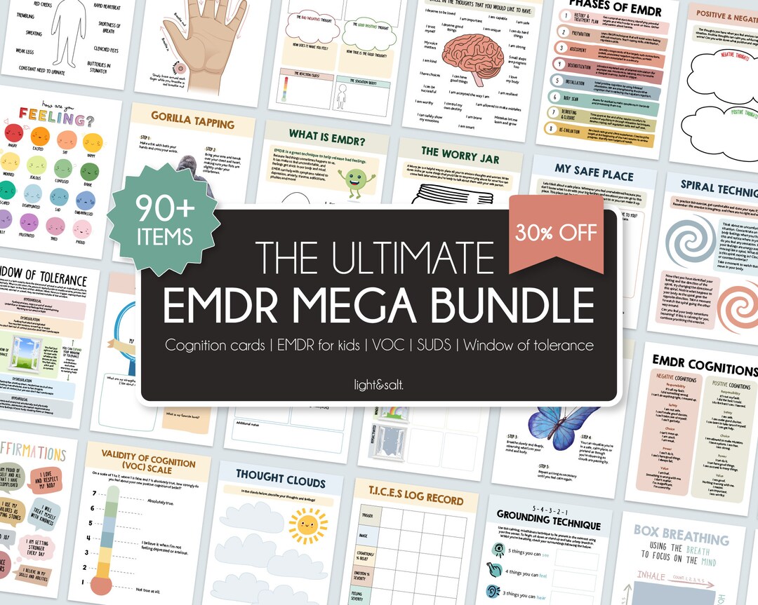 EMDR Bundle for Therapists EMDR Therapy Counseling Trauma - Etsy
