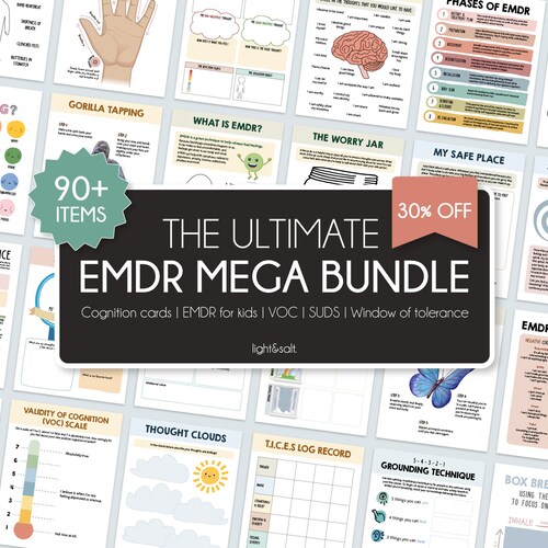 EMDR Bundle for Therapists EMDR Therapy Counseling Trauma - Etsy