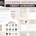 Happiness Chemicals Therapy Worksheets, Anxiety Relief, Social ...