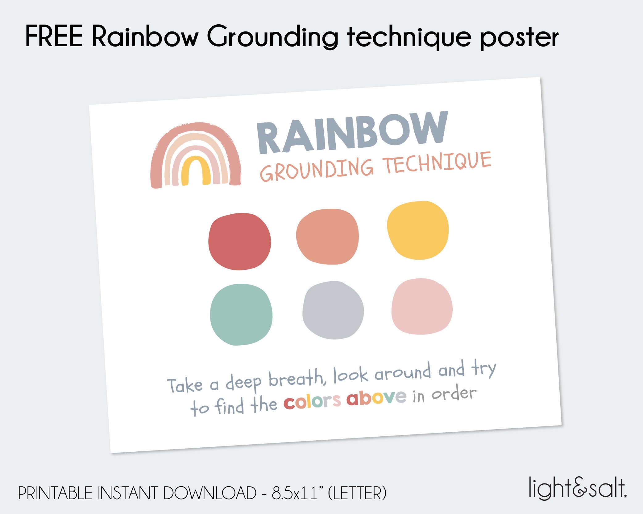 Mindfulness Breathing Cards for Kids, Anxiety Relief, Coping Skills ...