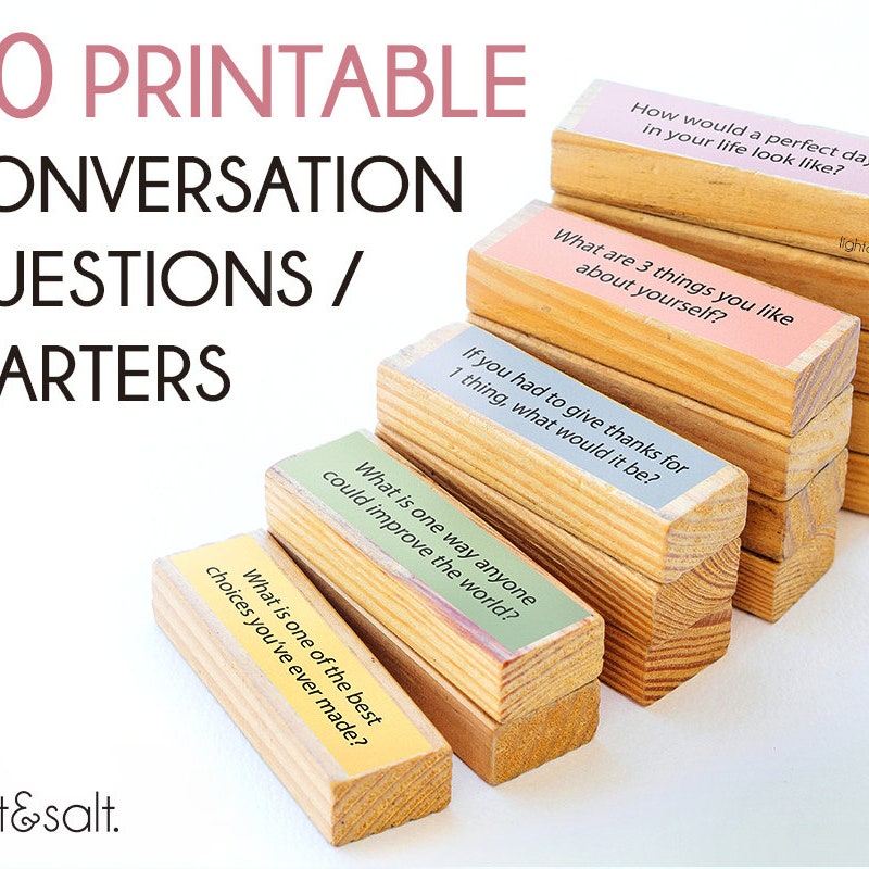 Conversation Starter Cards for Therapists - Etsy