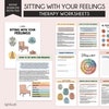 Happiness Chemicals Therapy Worksheets, Anxiety Relief, Social ...