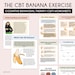 The CBT Banana Exercise, Therapy Worksheets, Cognitive Behavioral ...