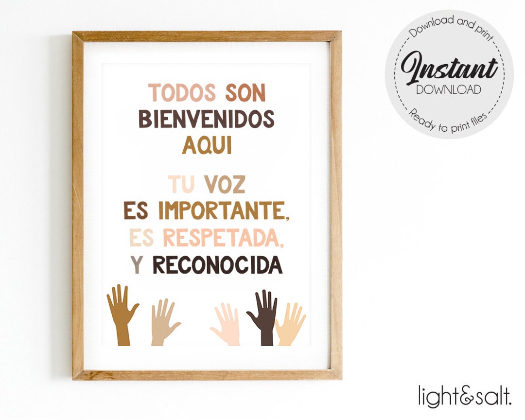 Todos Son Bienvenidos Aqui, Igualdad, BLM, Children Hands, All Are ...
